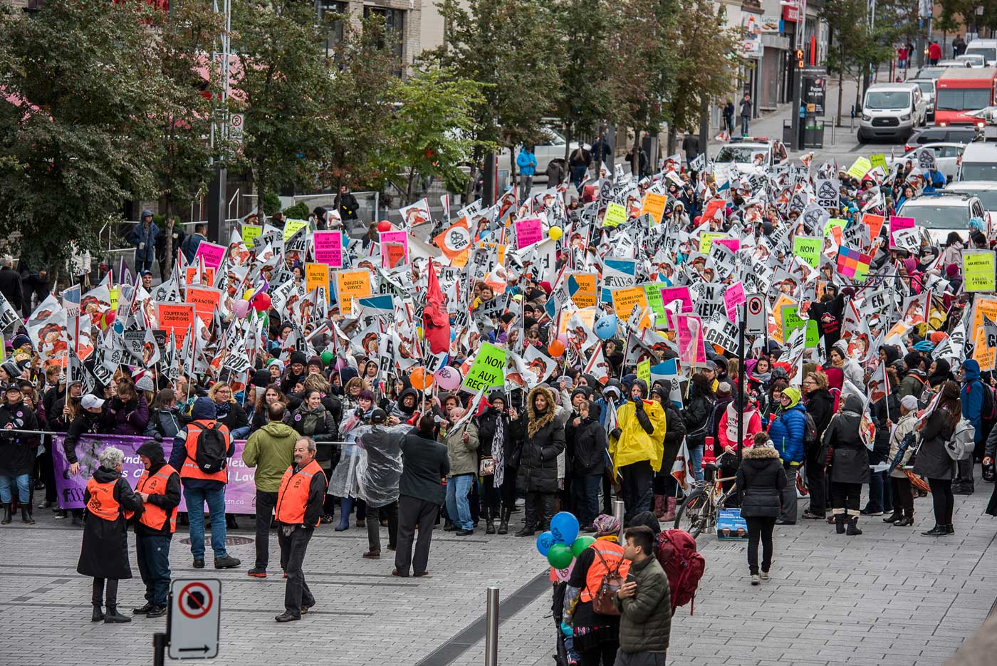 Des milliers de travailleuses en grève partout au Québec - CSN ...