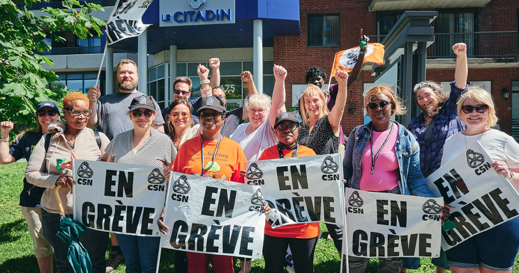 Grève à la résidence pour aîné-es Le Citadin : les employé-es amorcent ...