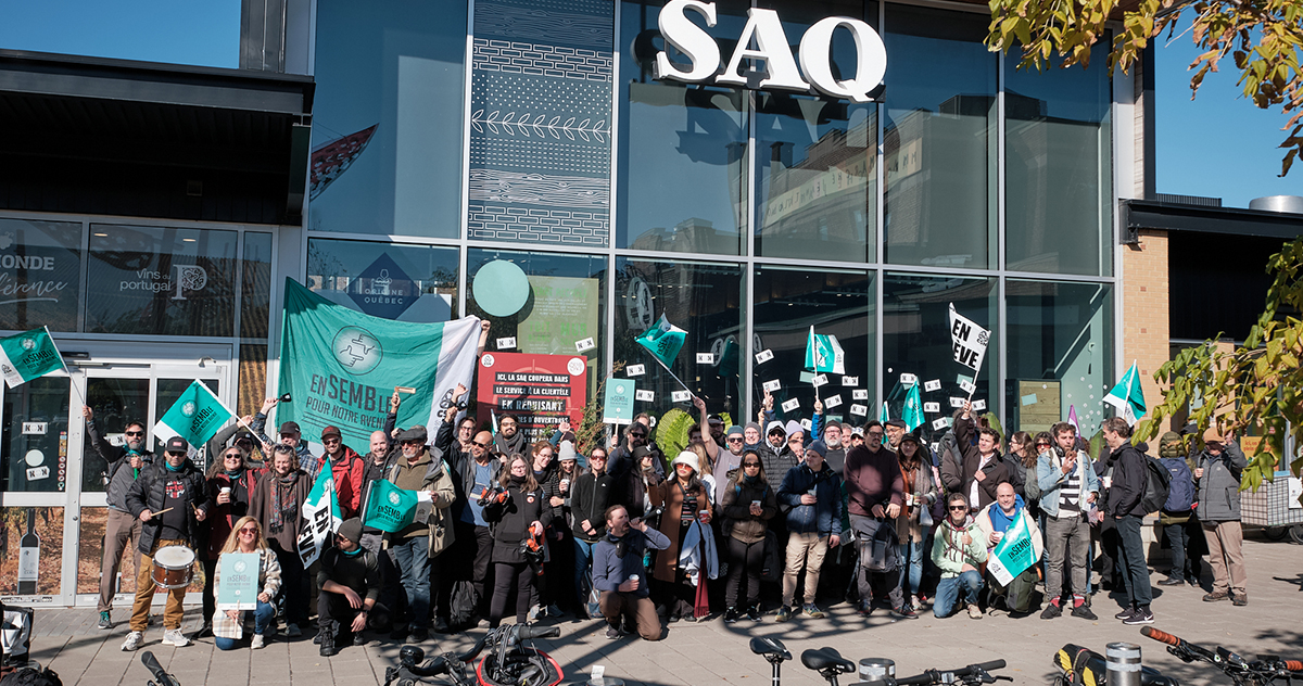 Les employé-es de la SAQ en grève lundi - CSN – Confédération des ...