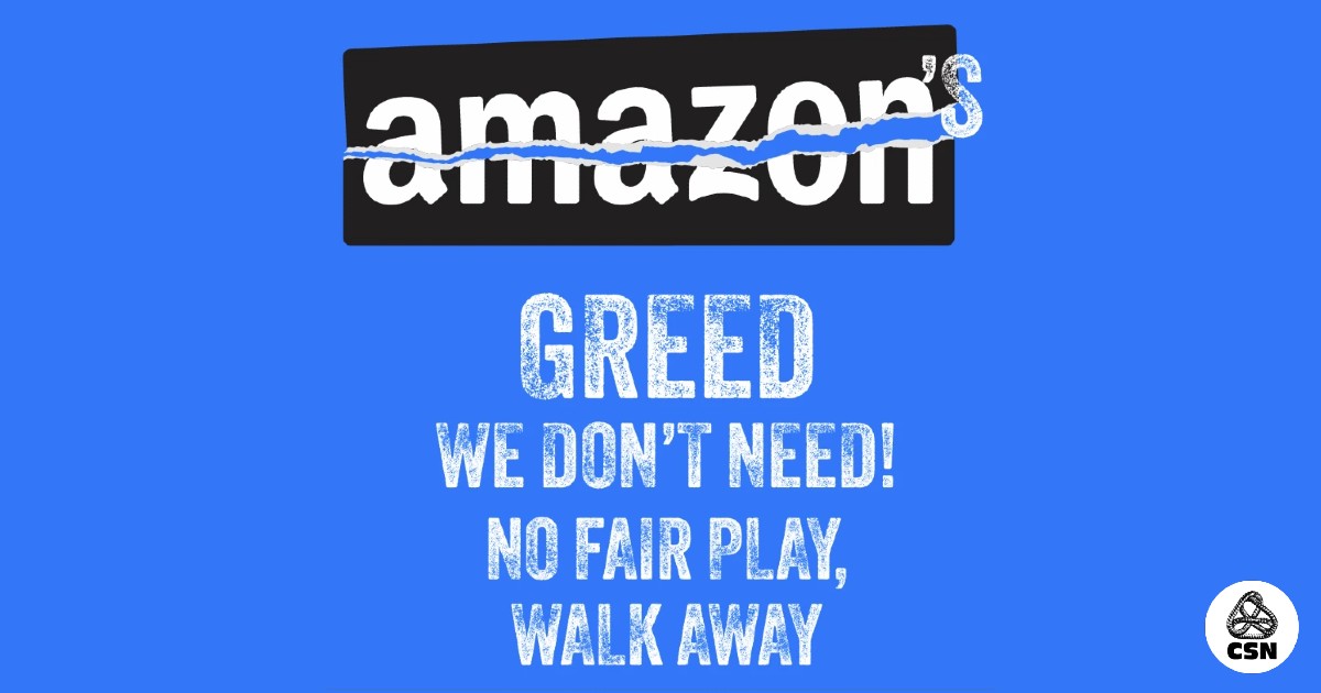 Boycott Amazon - No Fair Play, Walk Away - CSN – Confédération des ...